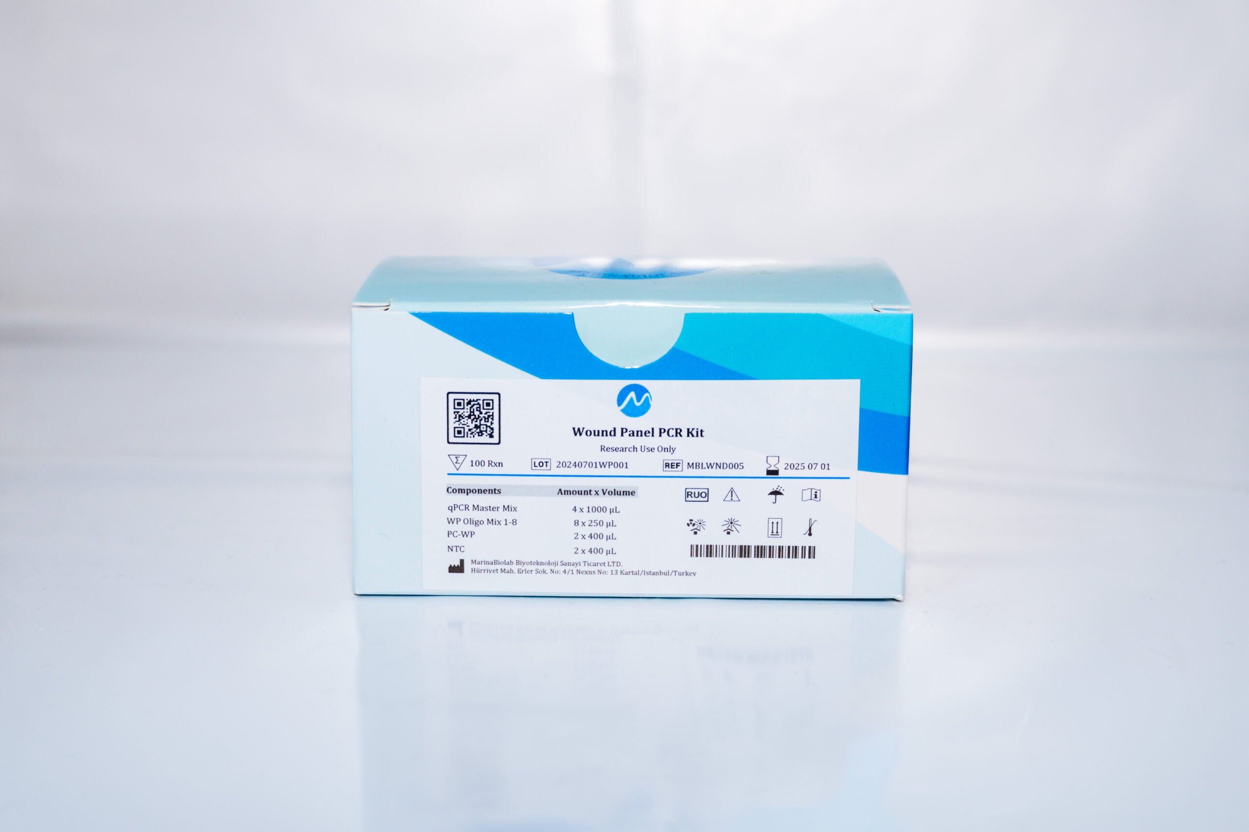 MBL Wound Panel - 100 Rxn/ Kit – MarinaBioLab
